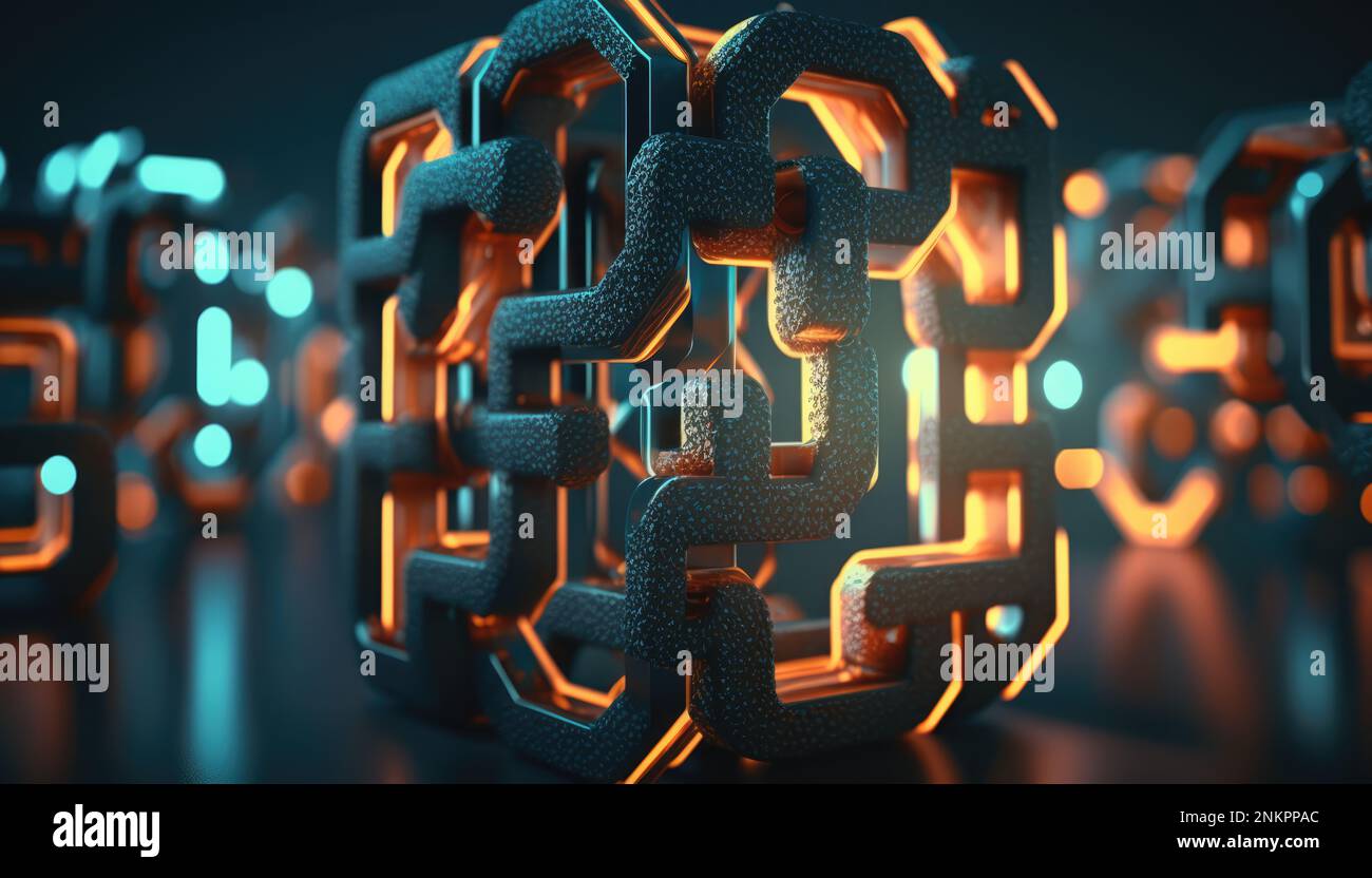 Global blockchain technology hi-res stock photography and images - Alamy