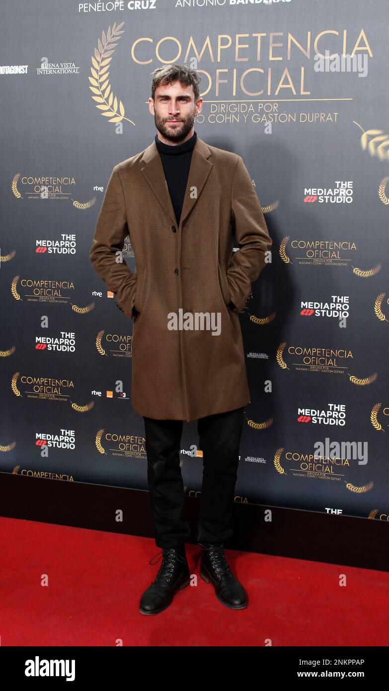 Fernando Guayar during the premiere of the film 'Official Competition ...