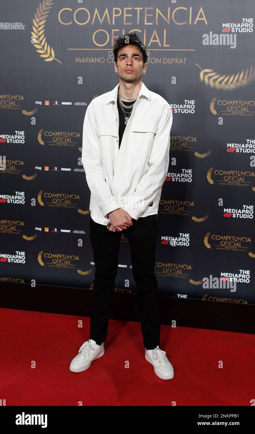 Daniel Arias during the premiere of the film 'Official Competition' at ...