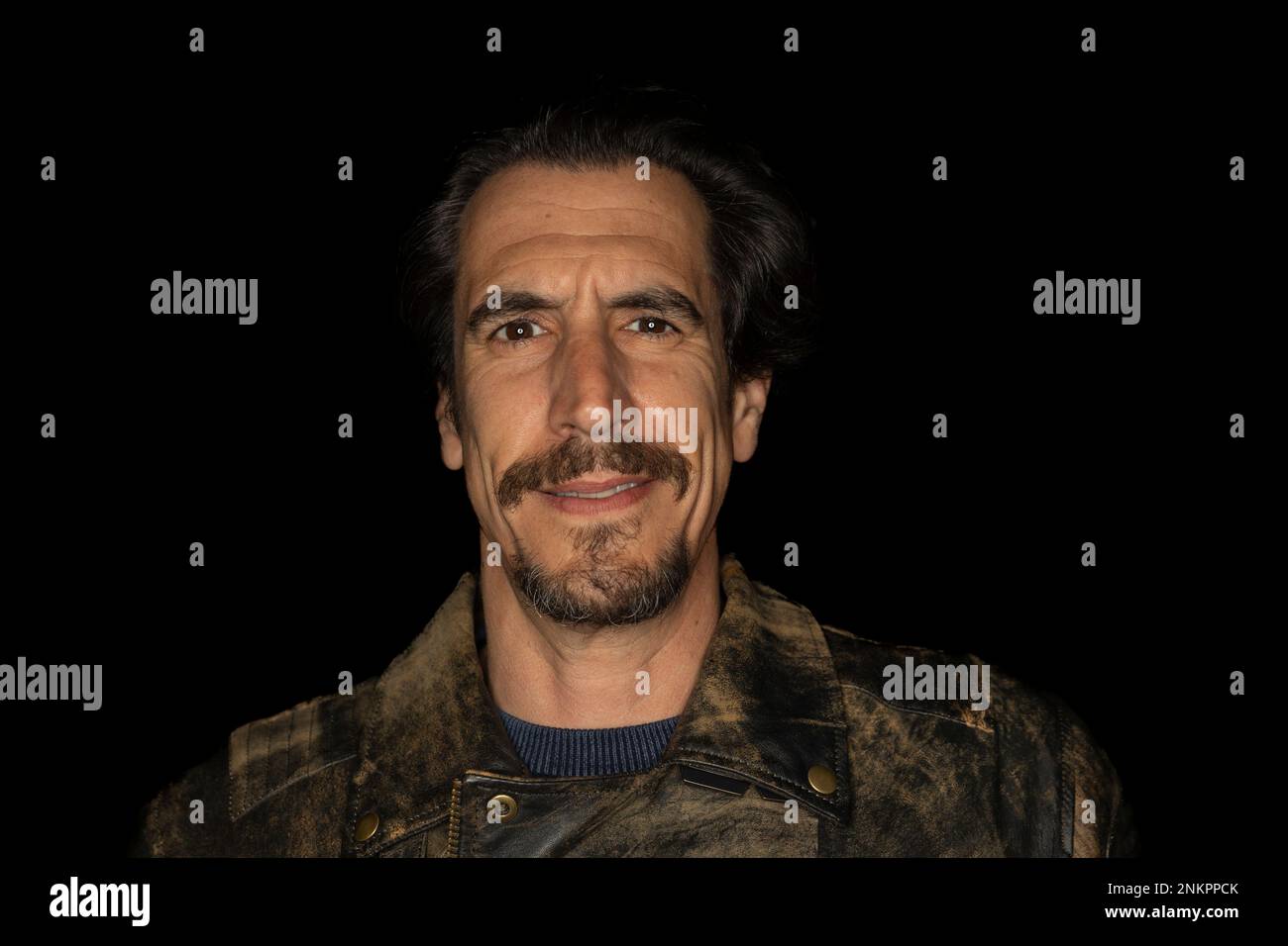 Actor Rodrigo Poison poses for Europa Press during the premiere at the ...