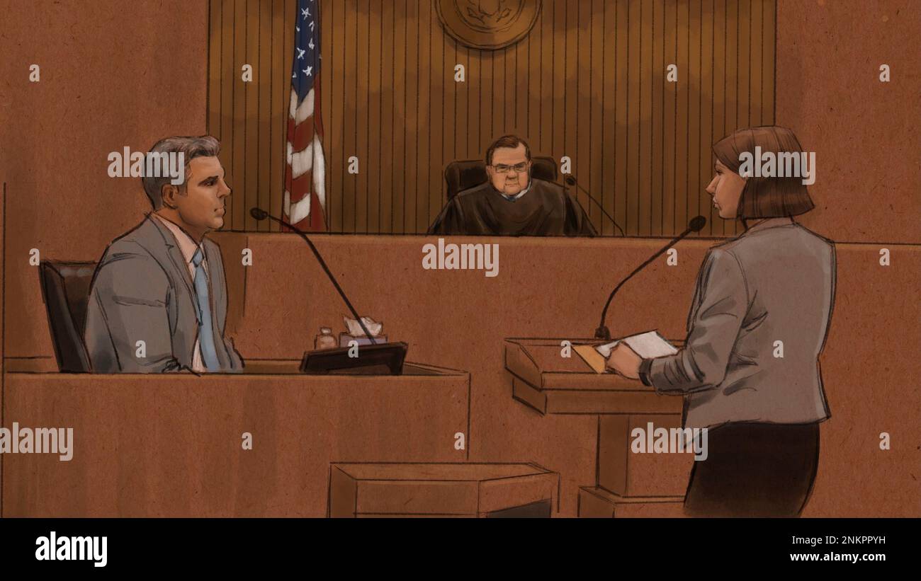 Prosecutor Samantha Trepel questions Thomas Lane before U.S. District ...
