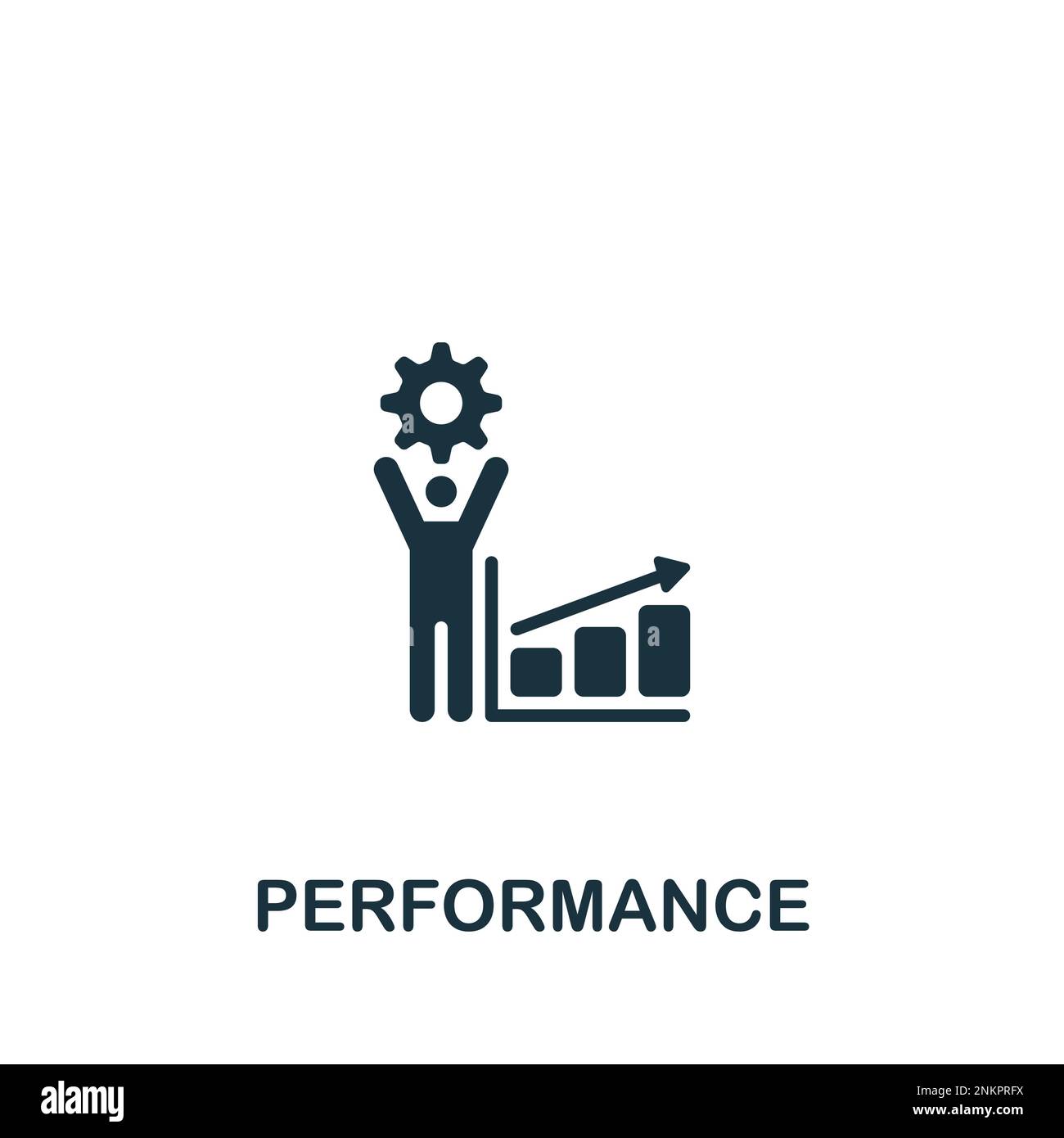 Performance Icon Monochrome Simple Sign From Performance Collection