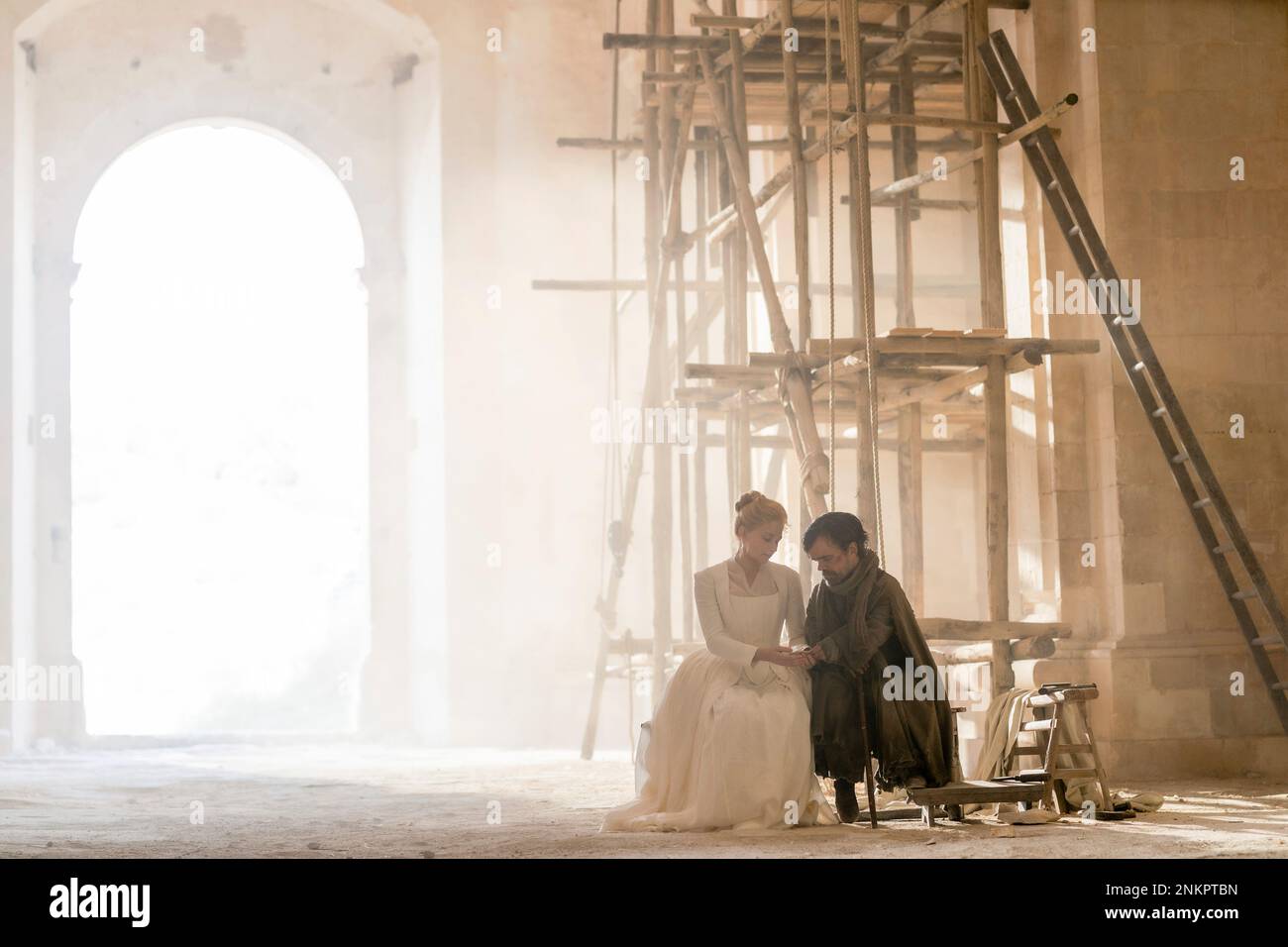 This image released by MGM shows Haley Bennett as Roxanne, left, and ...