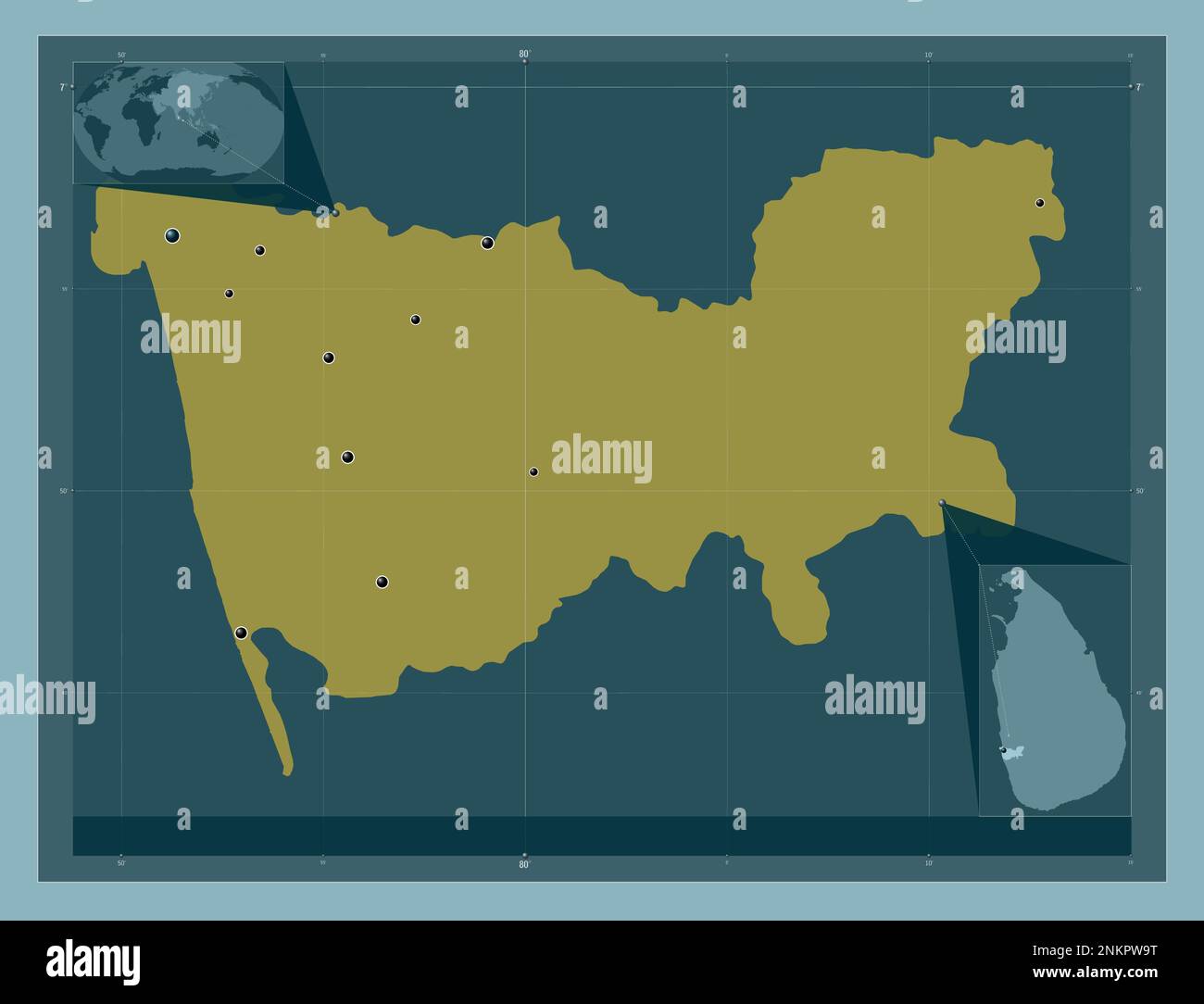 Sri jayawardenepura kotte sri lanka maps hi-res stock photography and ...