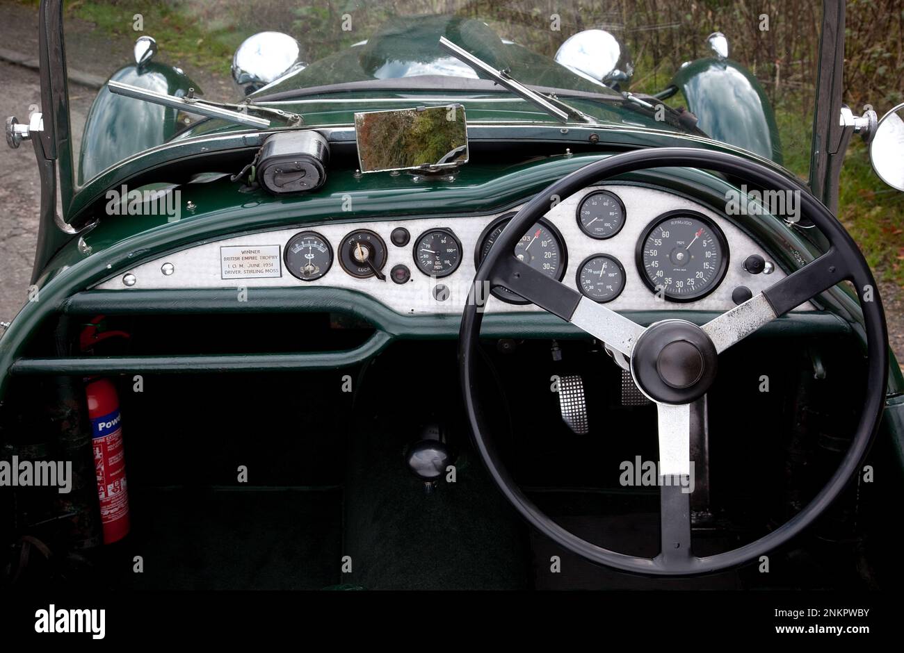 Frazer-Nash Le Mans Replica. 1951. Stirling Moss Car Stock Photo - Alamy