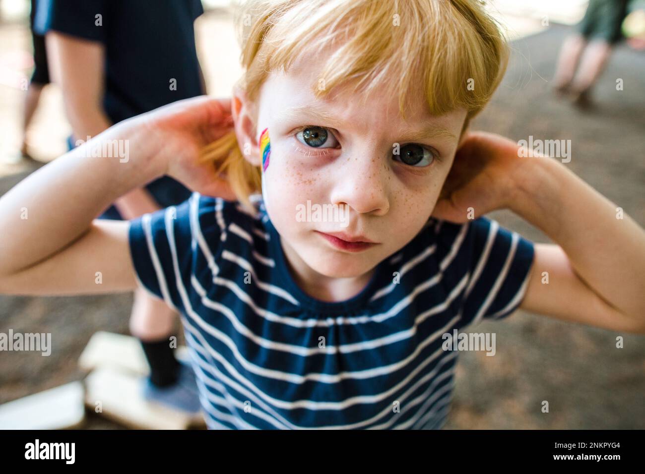 Colourful face paint hi-res stock photography and images - Alamy
