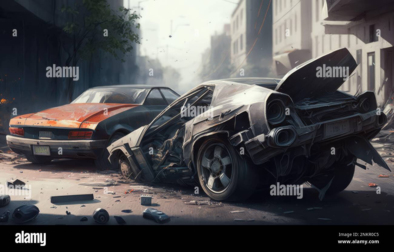 Car collision concept hi-res stock photography and images - Alamy
