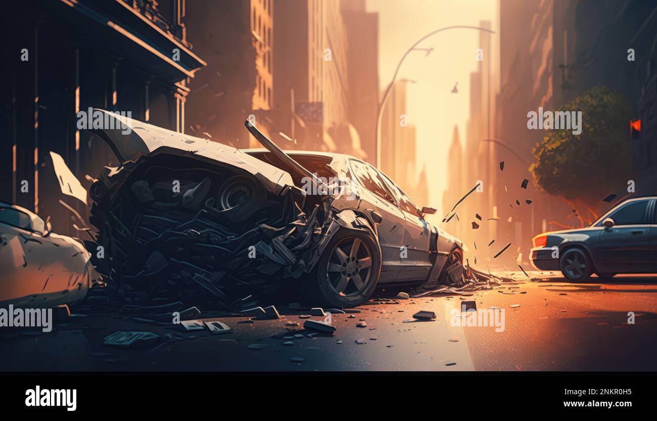 Car collision concept hi-res stock photography and images - Alamy