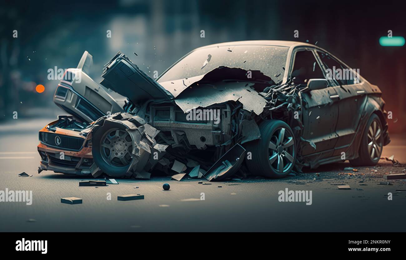 Car collision concept hi-res stock photography and images - Alamy