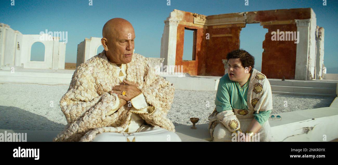 JOHN MALKOVICH and TOM XANDER in SENECA (2023), directed by ROBERT ...