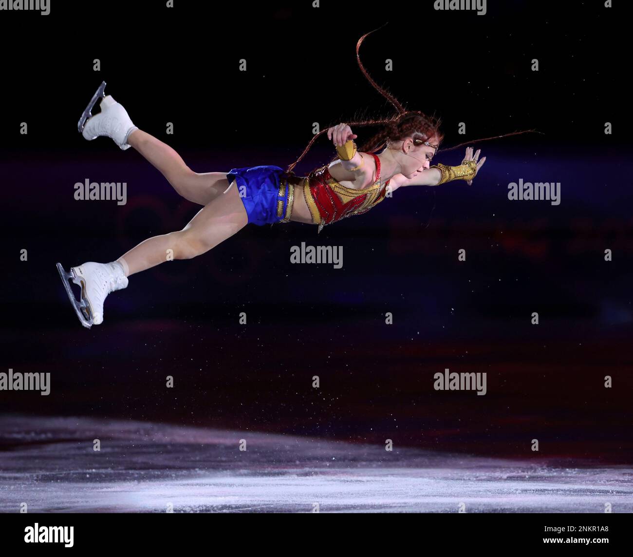 Aleksandra Trusova of ROC performs during the Figure Skating Exhibition ...