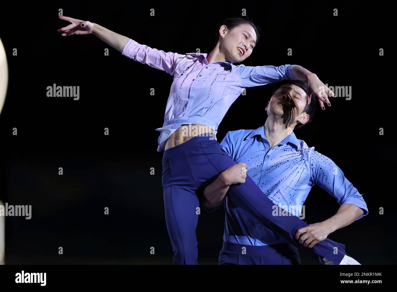 Peng Cheng / Jin Yang of China perform during the Figure Skating ...