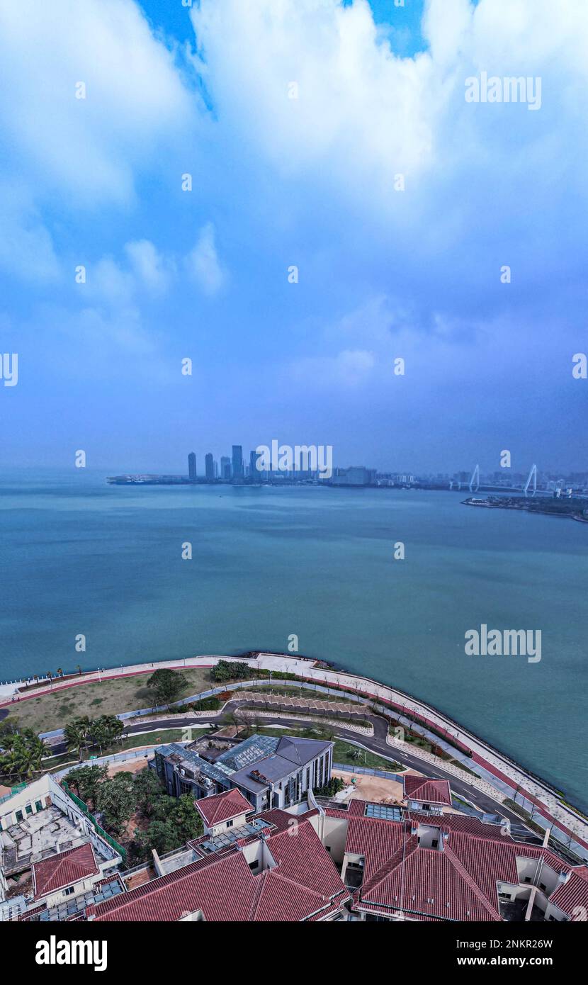 Haikou, Haikou, China. 24th Feb, 2023. A corner of Haikou Bay, Haikou ...
