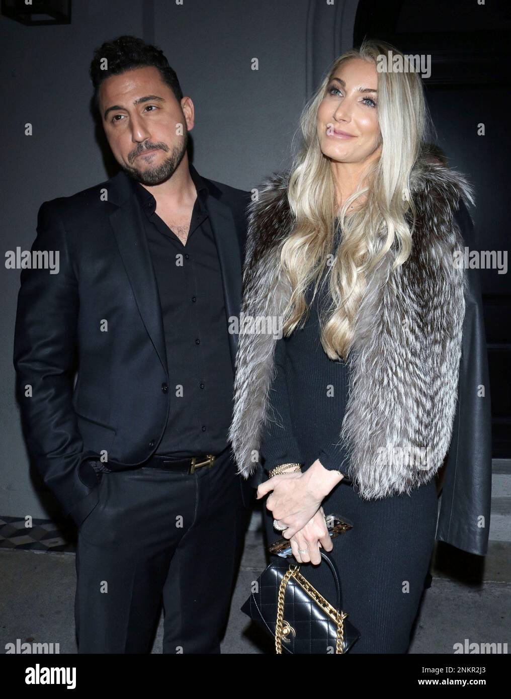 Photo by: zz/OGUT/STAR MAX/IPx 2020 2/13/20 Josh Altman and his wife ...