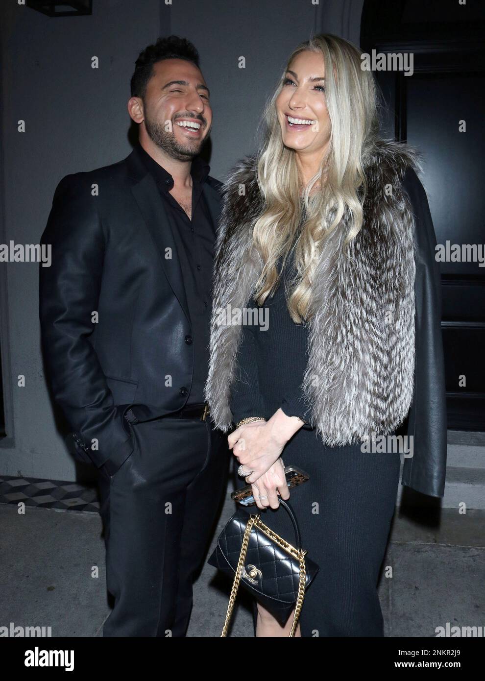 Photo by: zz/OGUT/STAR MAX/IPx 2020 2/13/20 Josh Altman and his wife ...