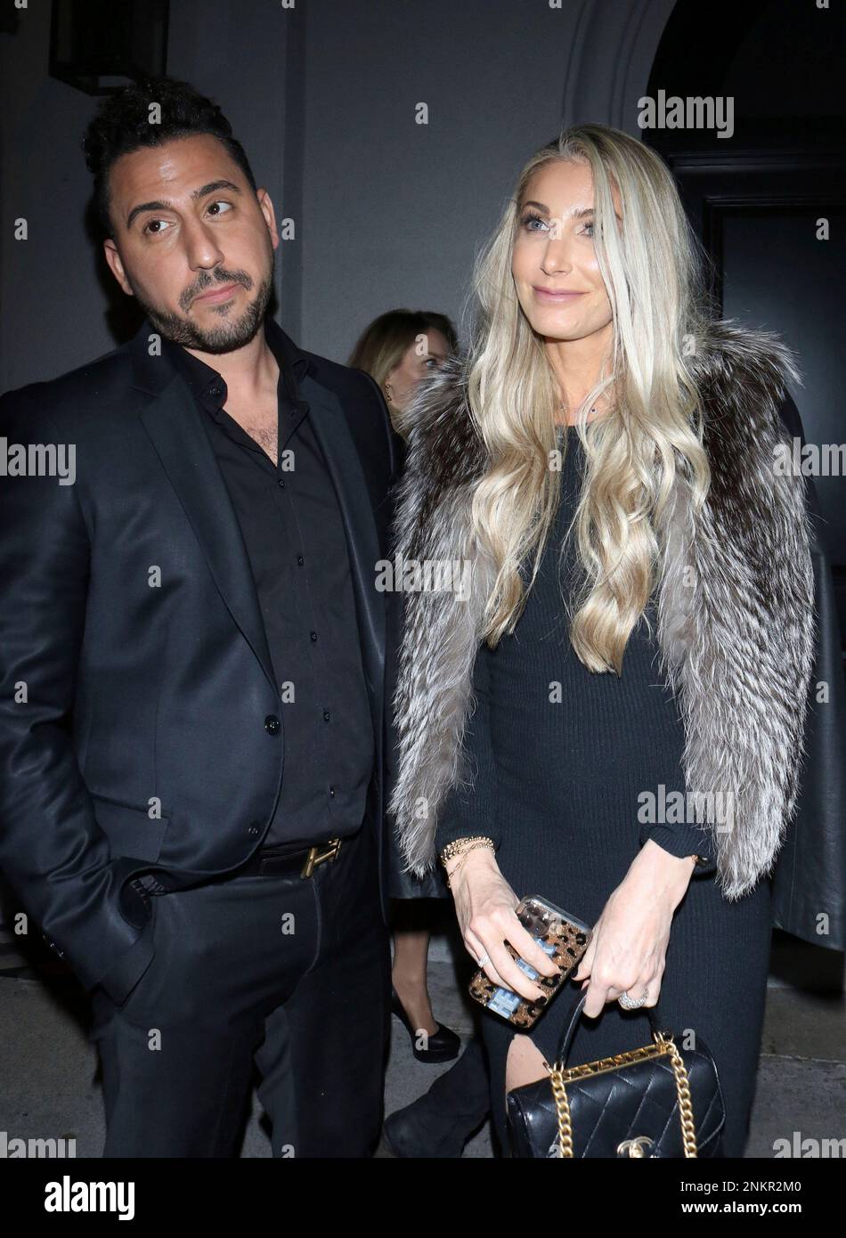 Photo by: zz/OGUT/STAR MAX/IPx 2020 2/13/20 Josh Altman and his wife ...