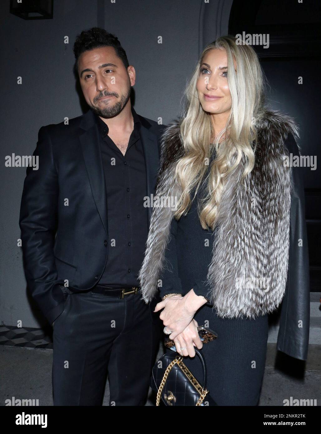 Photo by: zz/OGUT/STAR MAX/IPx 2020 2/13/20 Josh Altman and his wife ...