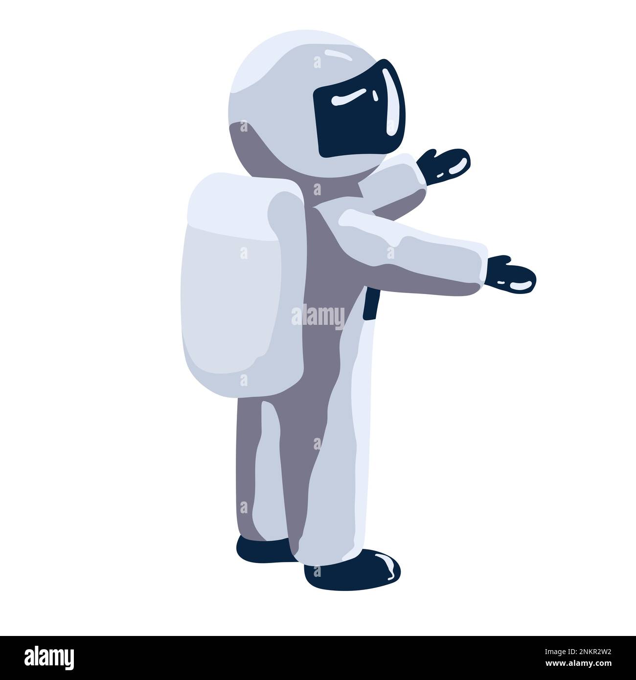 Astronaut Cartoon Vector Icon Illustration. Science Technology Icon ...