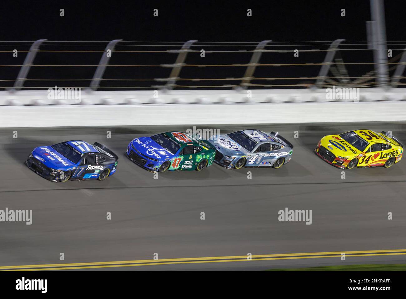DAYTONA, FL - FEBRUARY 17: Chris Buescher, driver of the #17 Fastenal ...