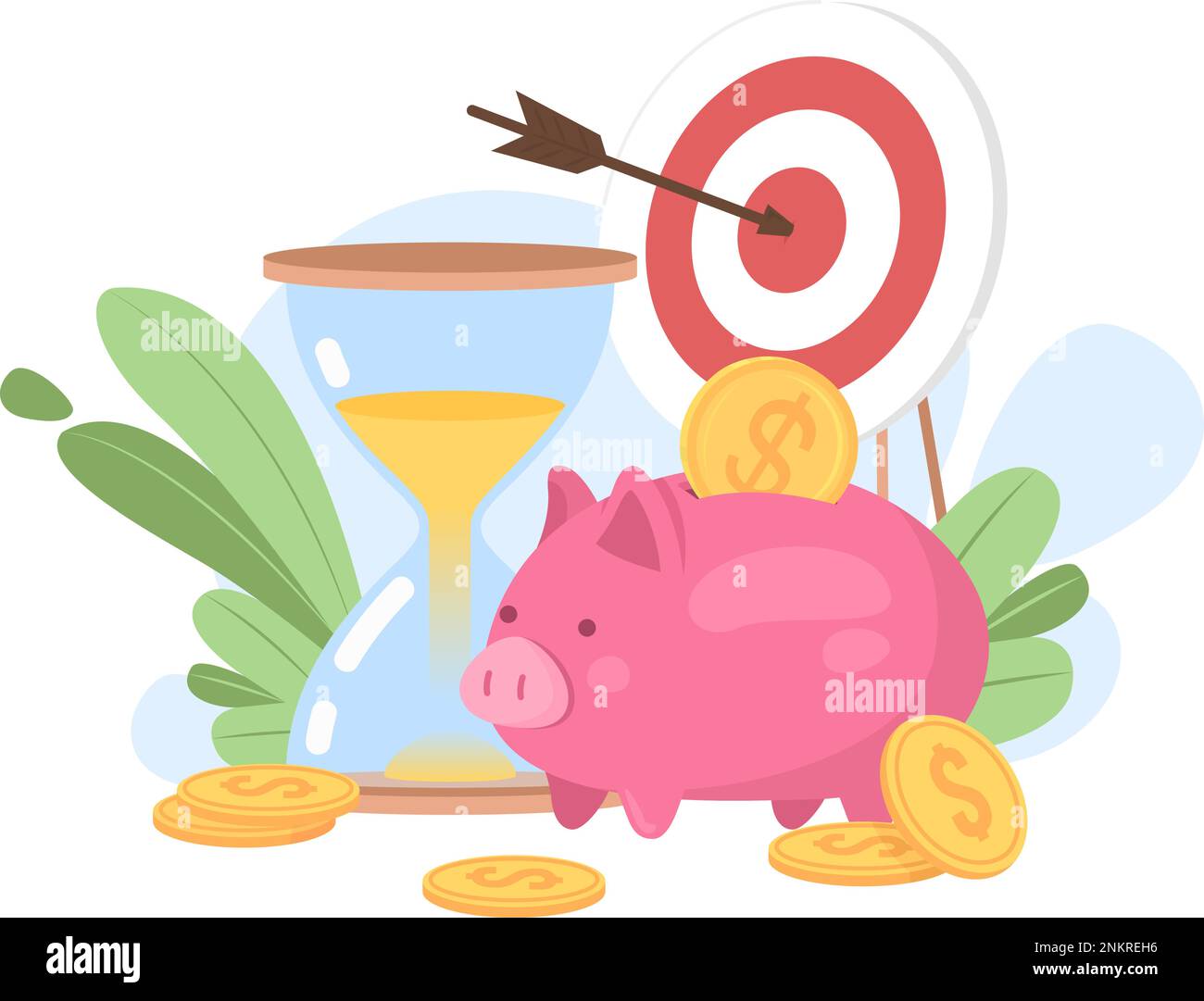 Temporary investment flat concept vector spot illustration Stock Vector ... Temporary investment flat concept vector spot illustration Stock Vector ...