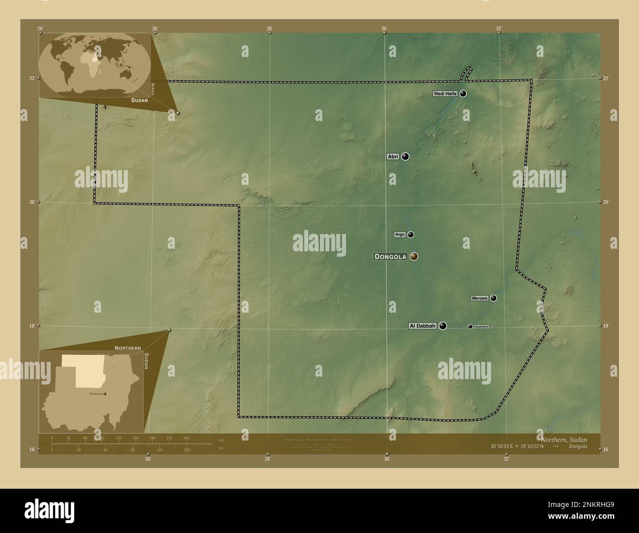 sudan location showing rivers