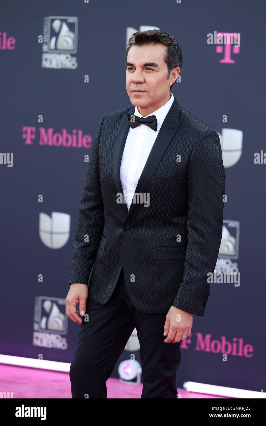 MIAMI, FL-FEB 23: Adrian Uribe is seen during Univision “ Premio Lo ...