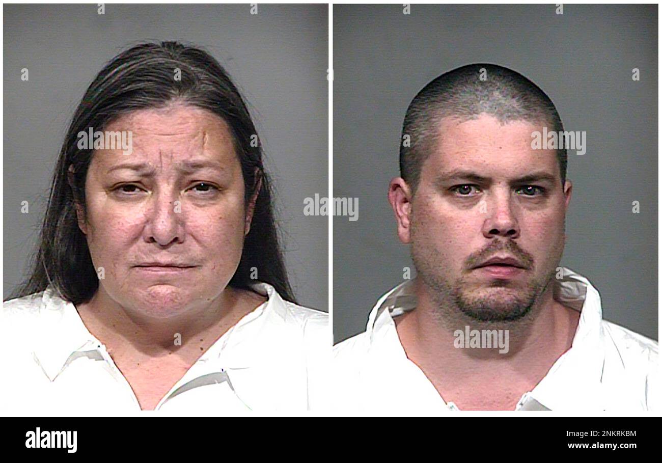 This combination of undated booking photos released by the Scottsdale Police Department shows ...