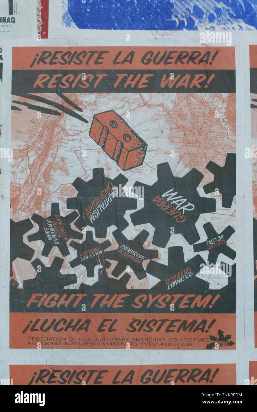 POSTER-C-31MAR03-DD Anti War posters, 1200 Valencia St. San Francisco ...