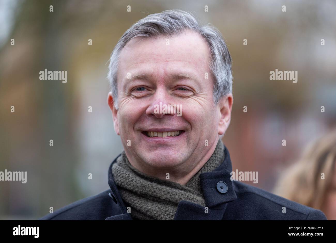 Ludwigslust, Germany. 22nd Feb, 2023. Heiko Geue (SPD), the Minister of ...