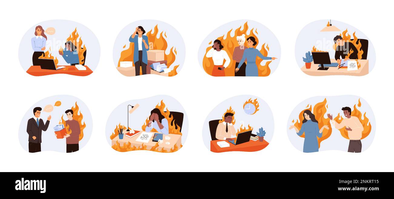 Yell angry chief workplace abuse hi-res stock photography and images ...