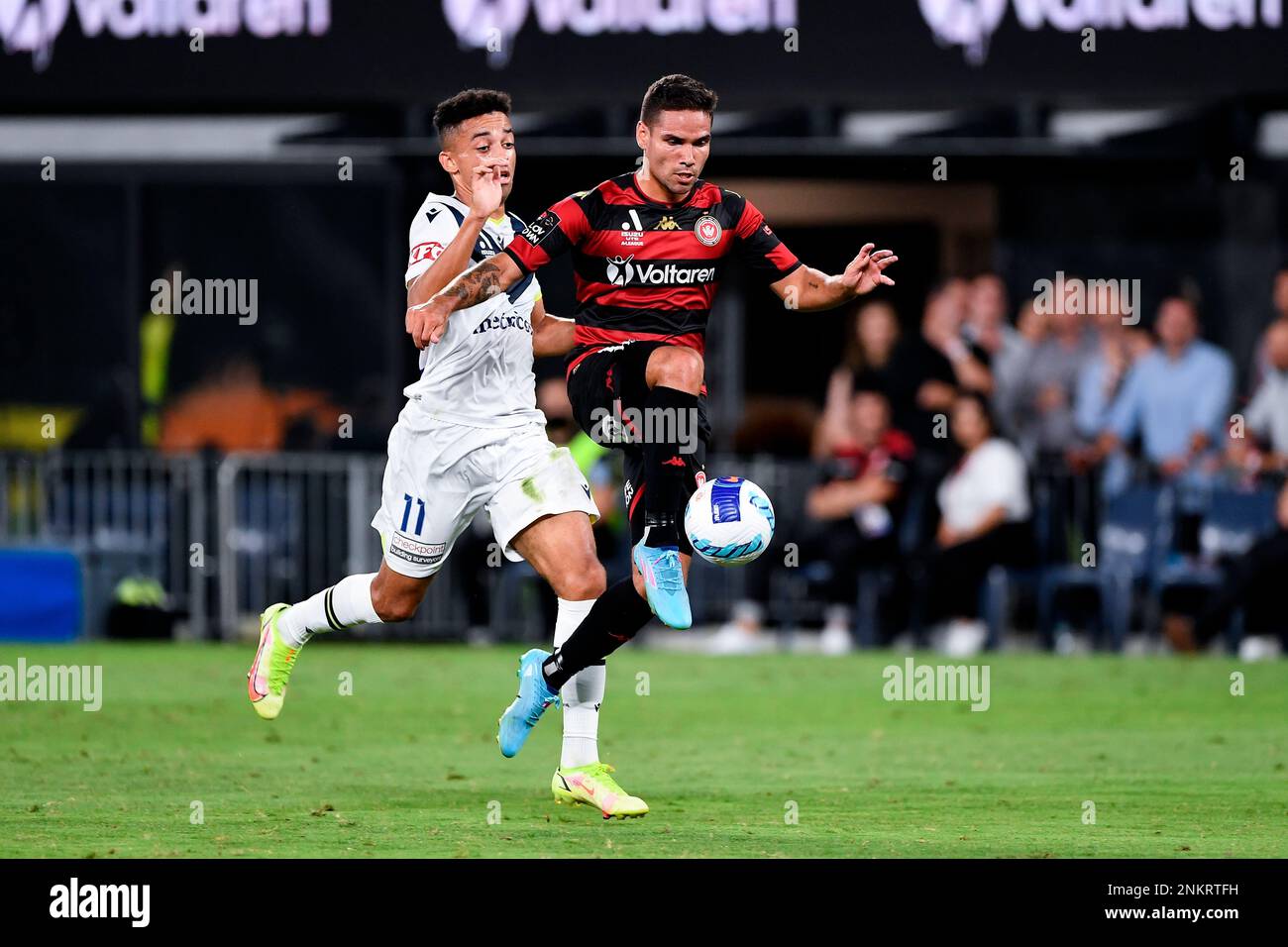 SYDNEY, AUSTRALIA - FEBRUARY 16: Tate Russell of Western Sydney ...