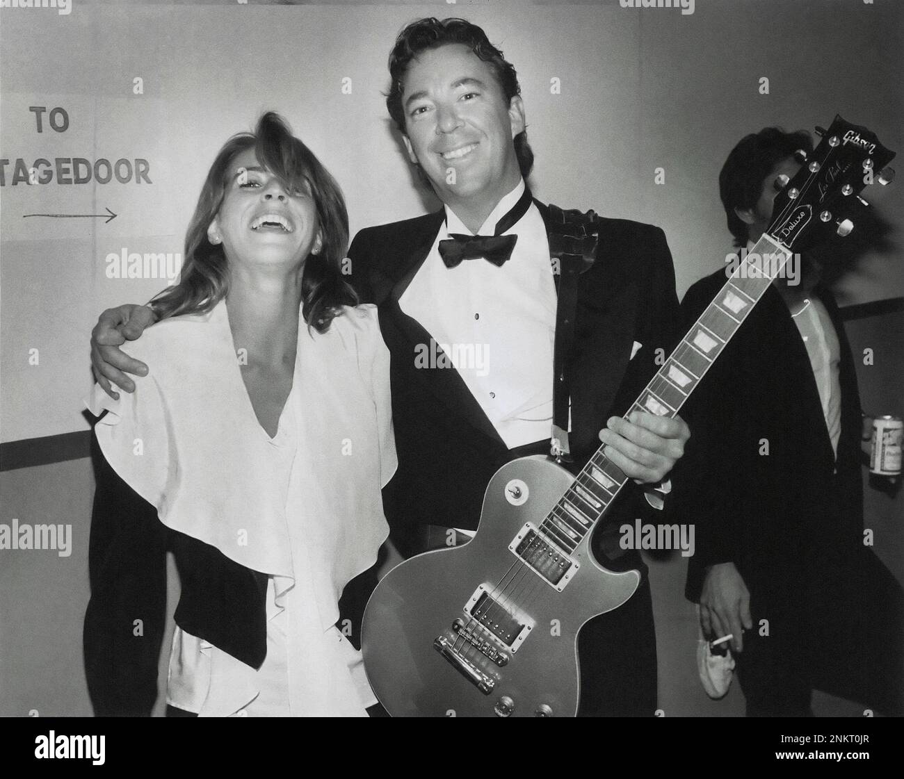 Valerie Williams gave Boz Scaggs a hug at the Black and White Ball in ...