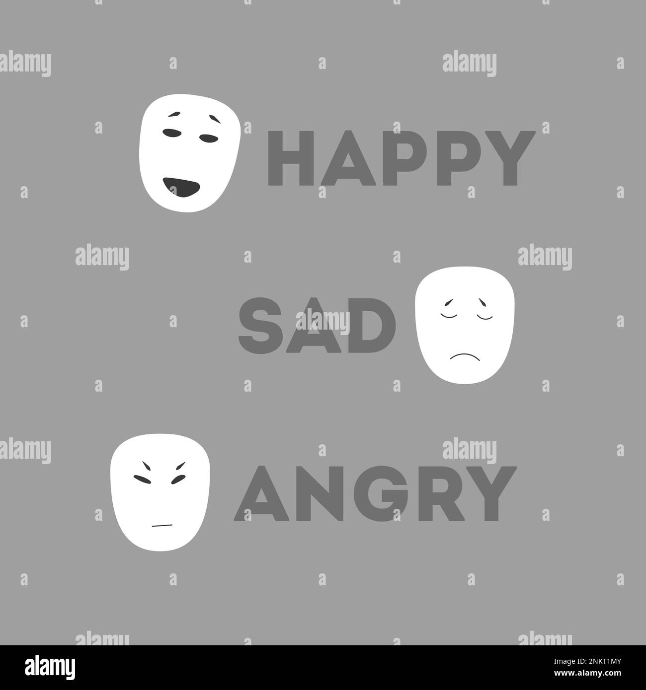 Types of mental state of a person. Psychological poster Stock Vector ...