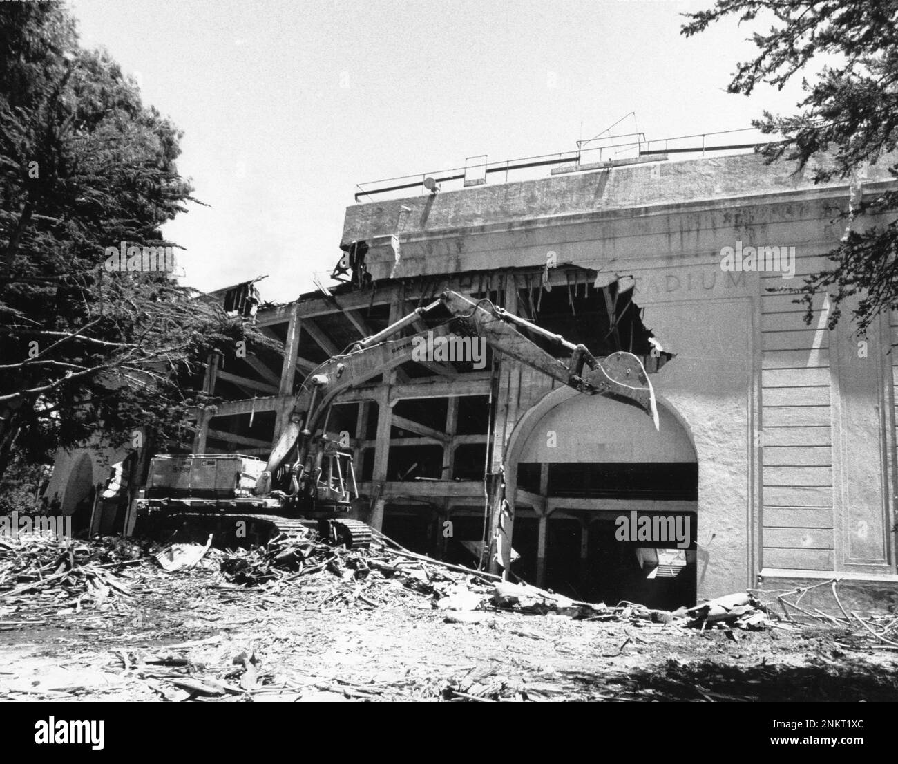 Kezar Stadium being torn down by FERMA Destruction Company The face of ...
