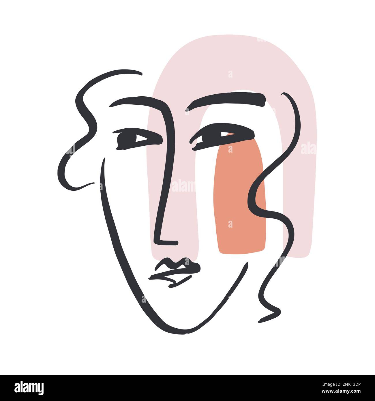 Mid minimalist logo Stock Vector Images - Alamy