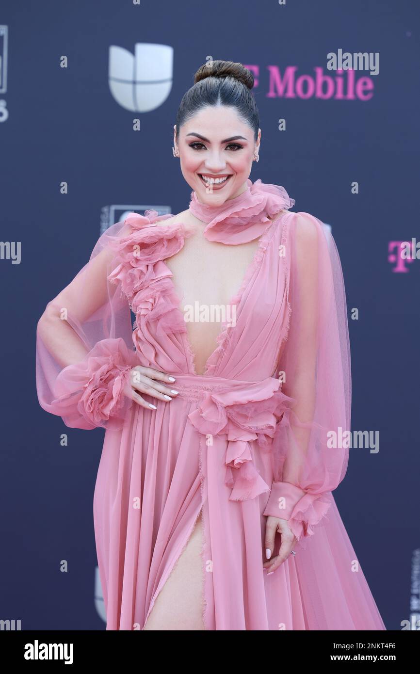 MIAMI, FL-FEB 23: Yayis Villarreal is seen during Univision “ Premio Lo Nuestro” 35th ...