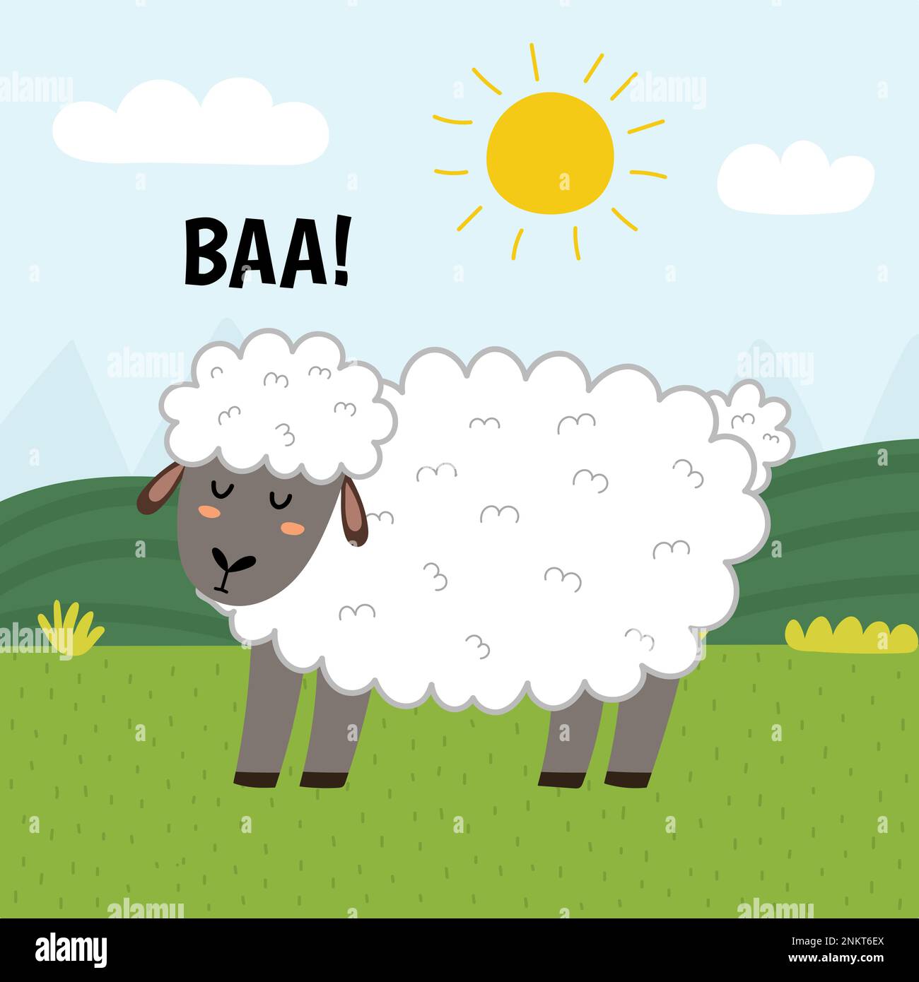Baa Stock Vector Images - Alamy