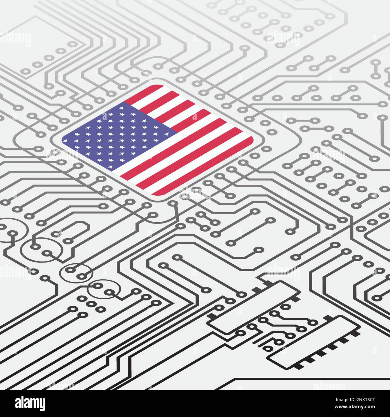Electric circuit perspective wallpaper Stock Vector Image & Art - Alamy