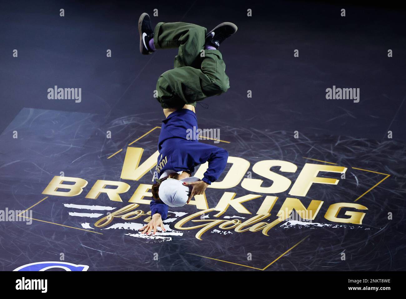 Fukuoka, Japan. 24th Feb, 2023. Ami Yuasa/Ami Breaking : WDSF Breaking for Gold World Series ...