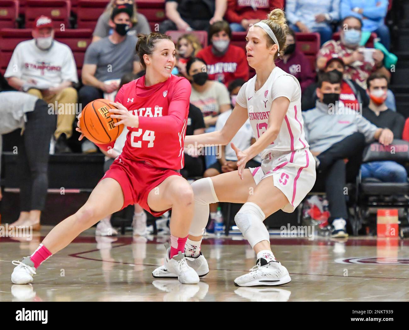 PALO ALTO, CA - FEBRUARY 11: Utah Utes guard Kennady McQueen (24 ...