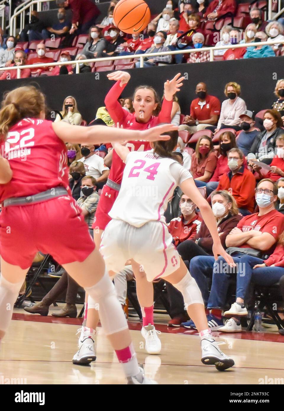 PALO ALTO, CA - FEBRUARY 11: Utah Utes guard Kennady McQueen (24 ...