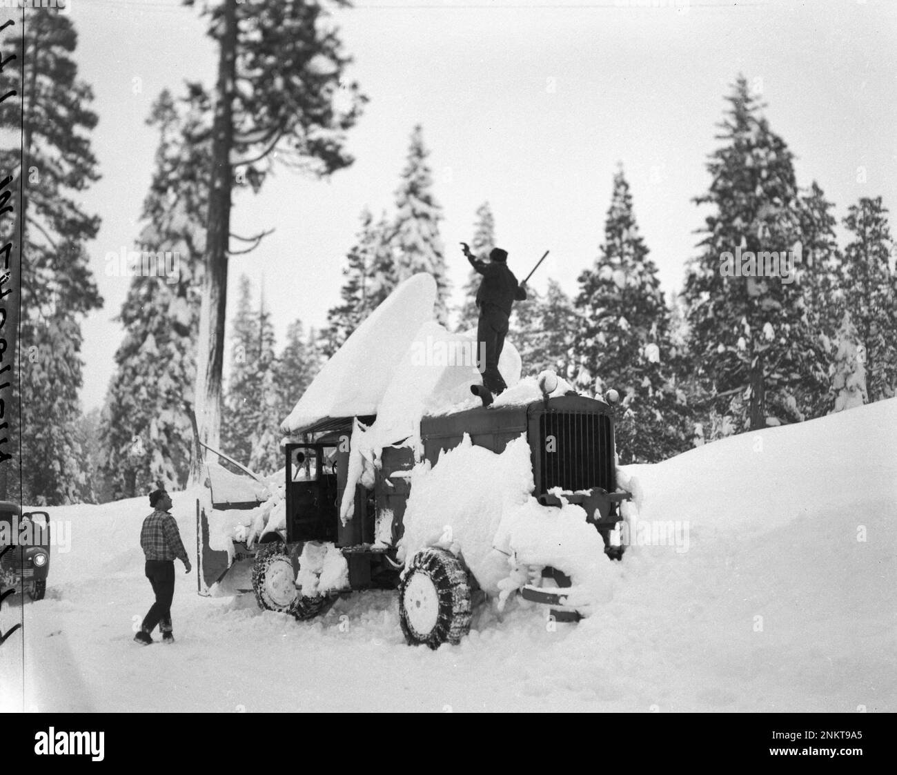 The train City of San Francisco Streamliner was stuck in snow drifts ...
