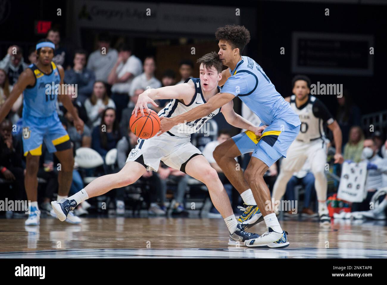 INDIANAPOLIS, IN - FEBRUARY 12: Marquette Golden Eagles forward Oso ...