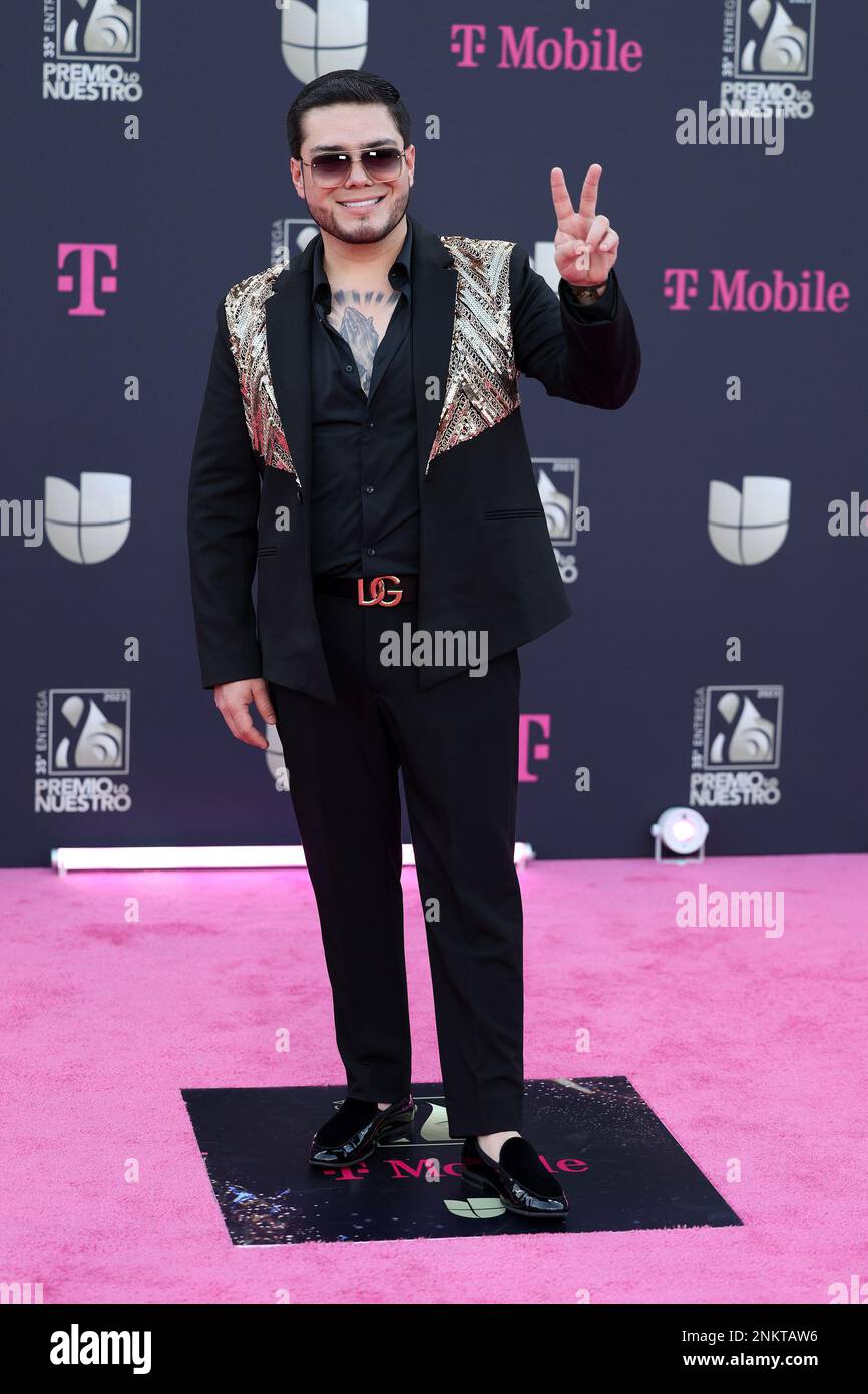 MIAMI, FL-FEB 23: Lenin Ramirez is seen during Univision “ Premio Lo ...