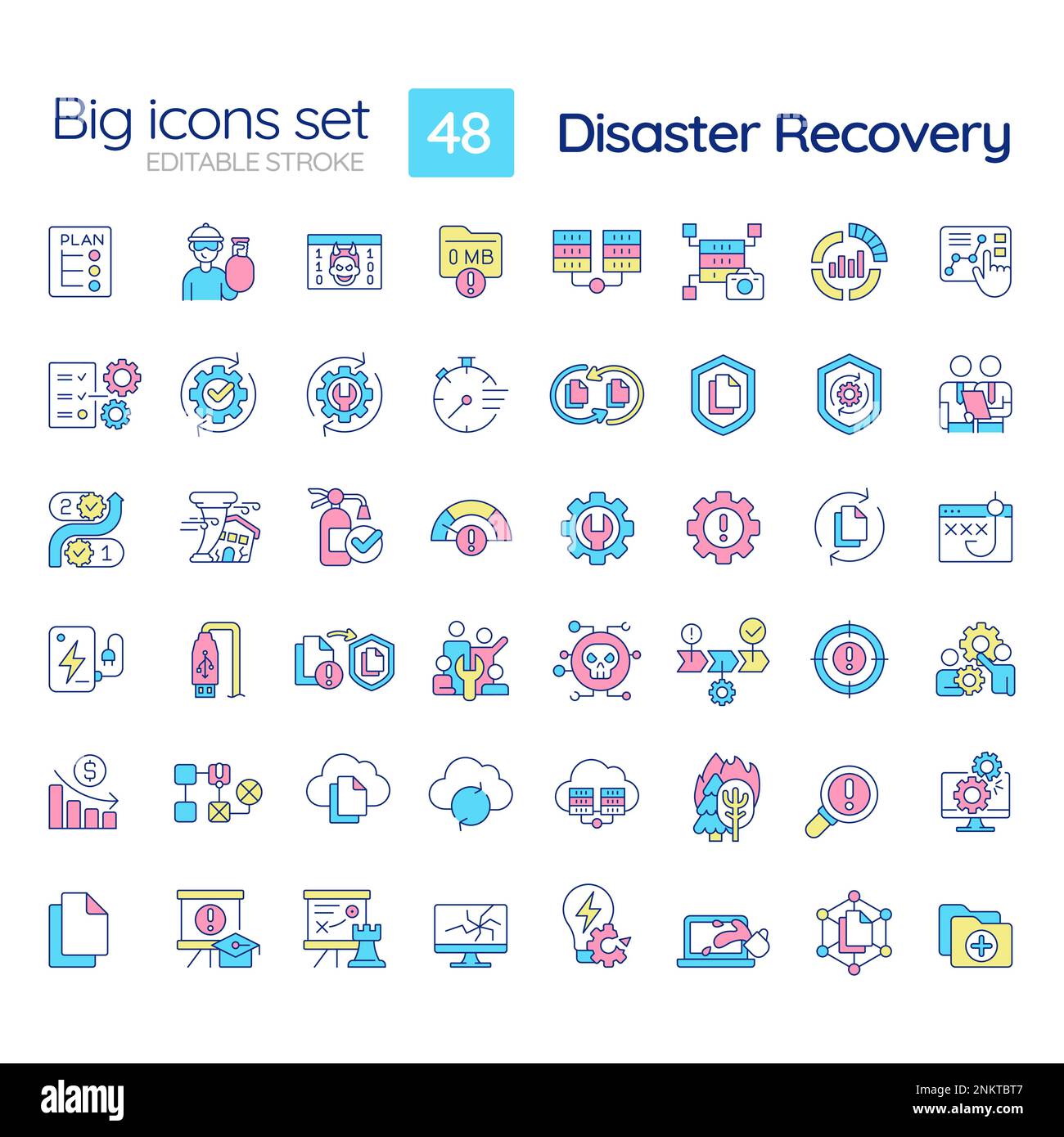 Disaster prevention system Stock Vector Images - Alamy