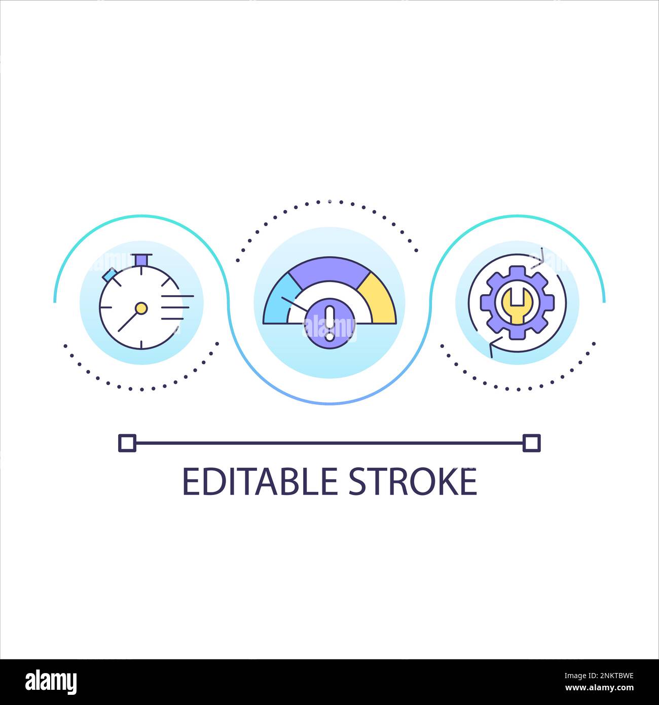 Fast system recovery loop concept icon Stock Vector Image & Art - Alamy