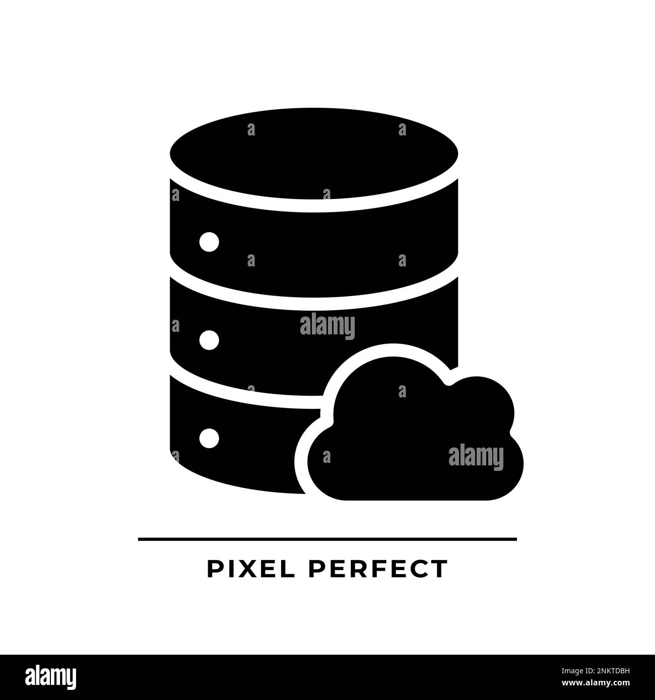 Database icon solid hi-res stock photography and images - Alamy