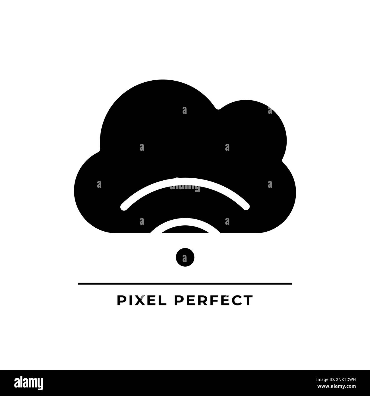 Cloud streaming black glyph icon Stock Vector Image & Art - Alamy