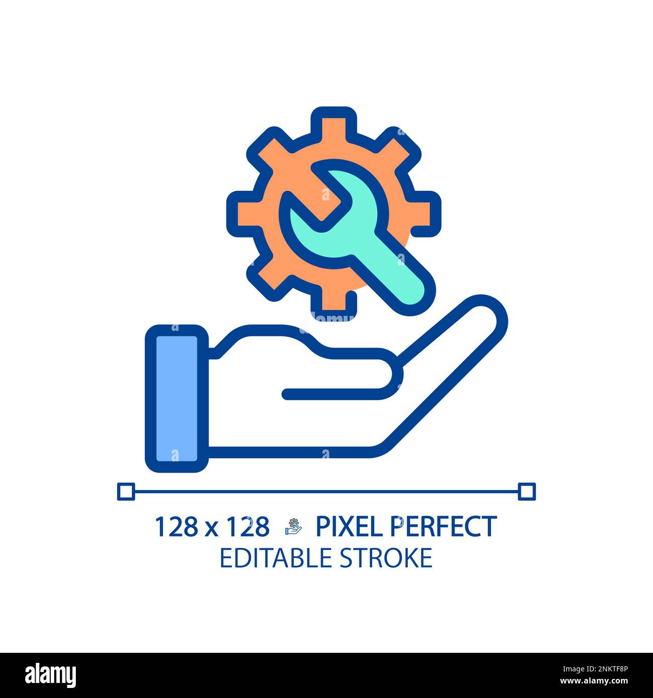 Technical repair computer icon image Stock Vector Images - Alamy