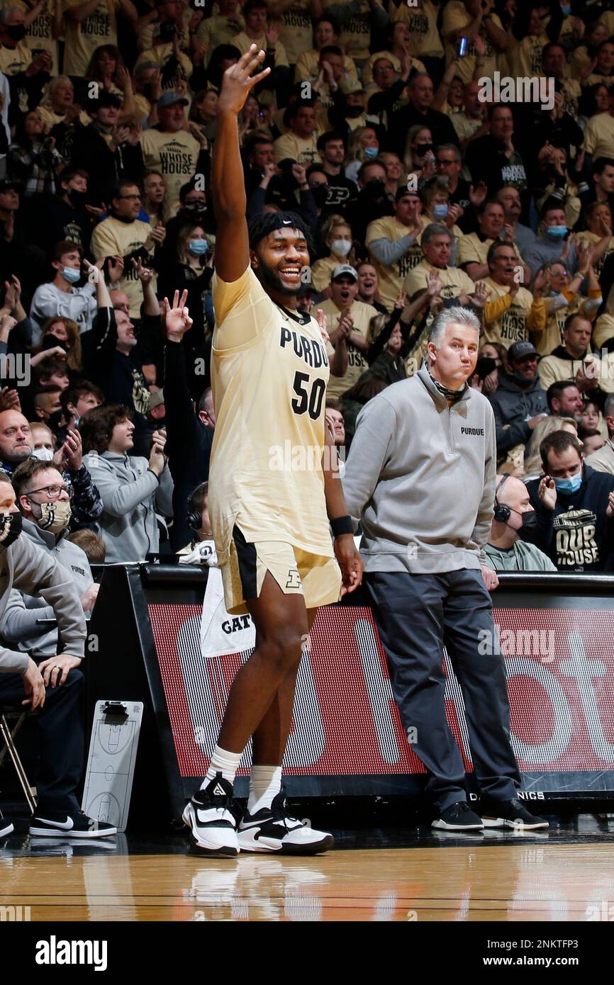 WEST LAFAYETTE, IN - FEBRUARY 13: Purdue Boilermakers forward Trevion ...